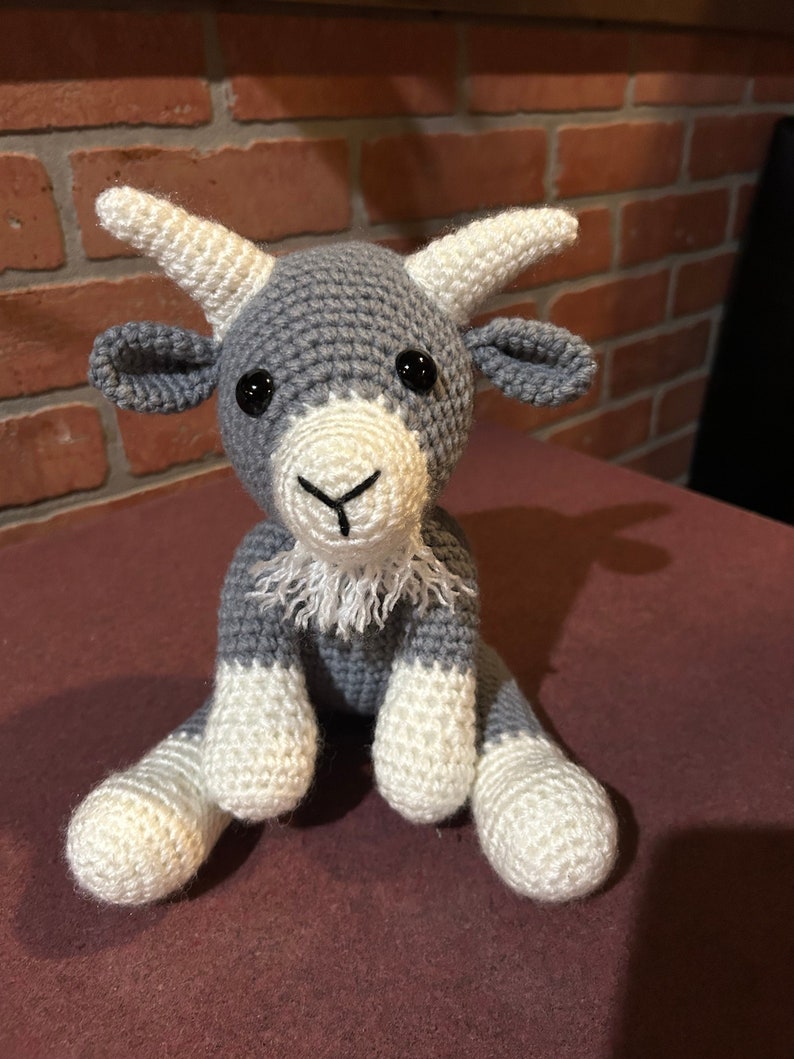 Handmade Crochet Goat - Etsy
