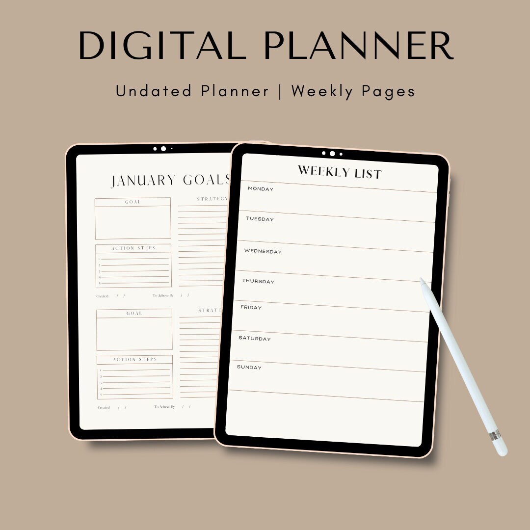 2024 Digital Planner, Lash Tech Planner, Goodnotes Planner, iPad ...