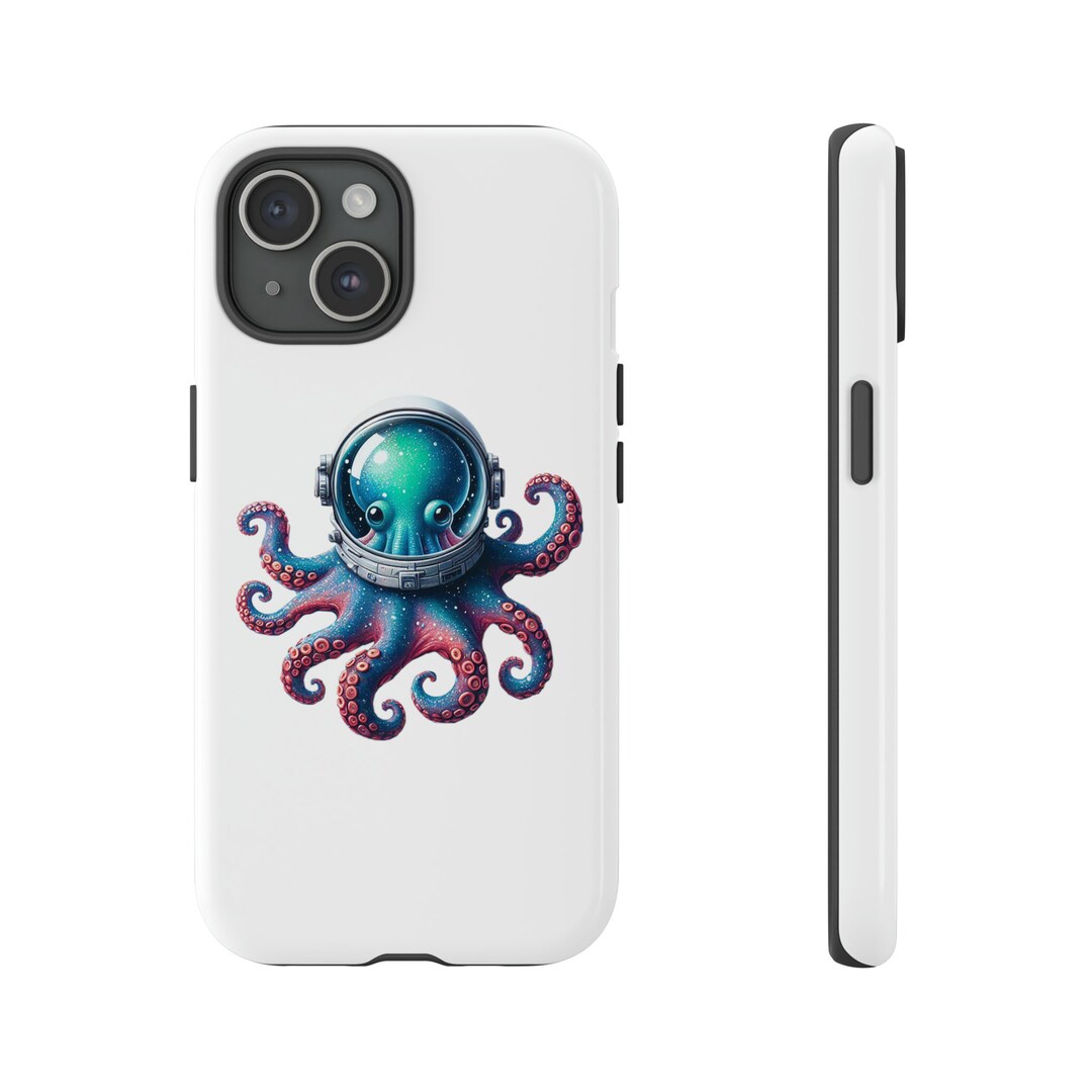 Octopus in a Space Helmet on a Tough Cases - Etsy