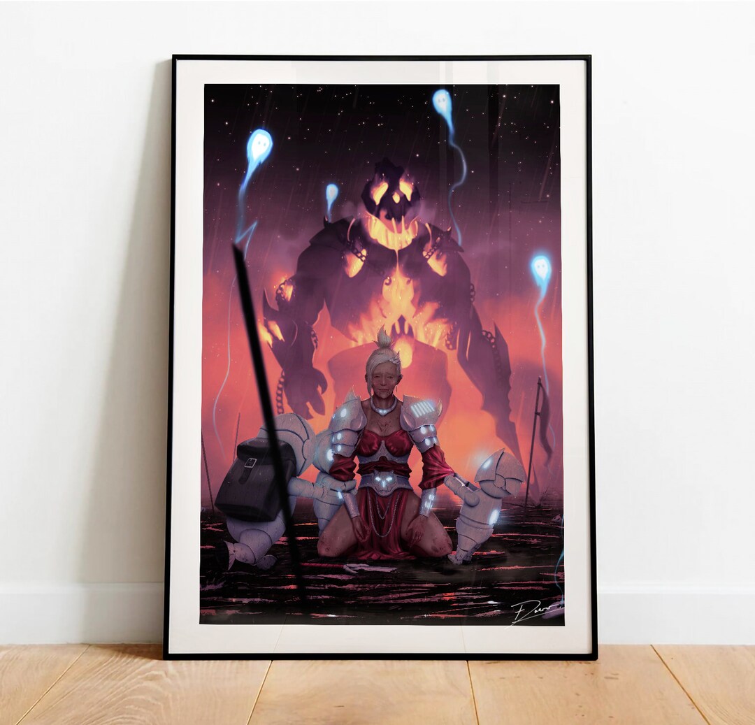 Surrender Poster A3 Illustration Photo Digital Painting - Etsy