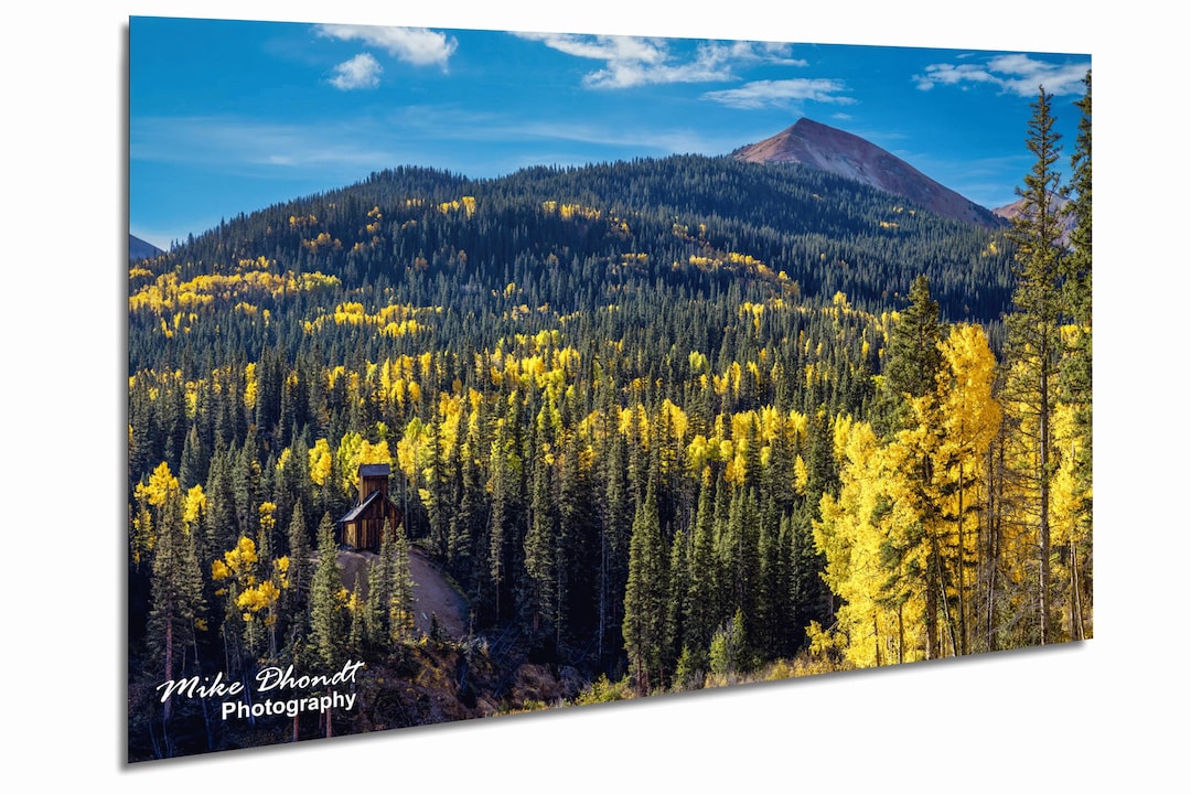 Million Dollar Highway Mine Shaft Wall Art Print Colorado Landscape - Etsy