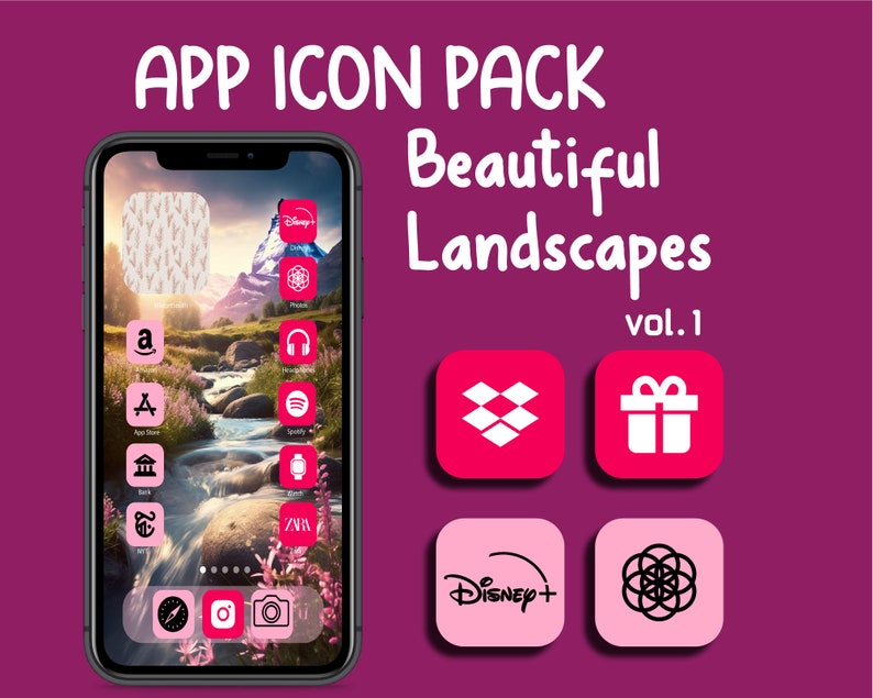 Aesthetic App Icons iPhone Ios Theme, Phone Icons, Icons Bundle, Ios ...