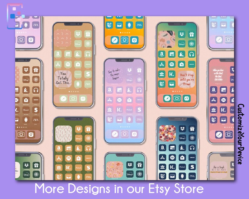 App Icons for iPhone Ios, Blue Bell Color Palettes 20K Free Aesthetic ...