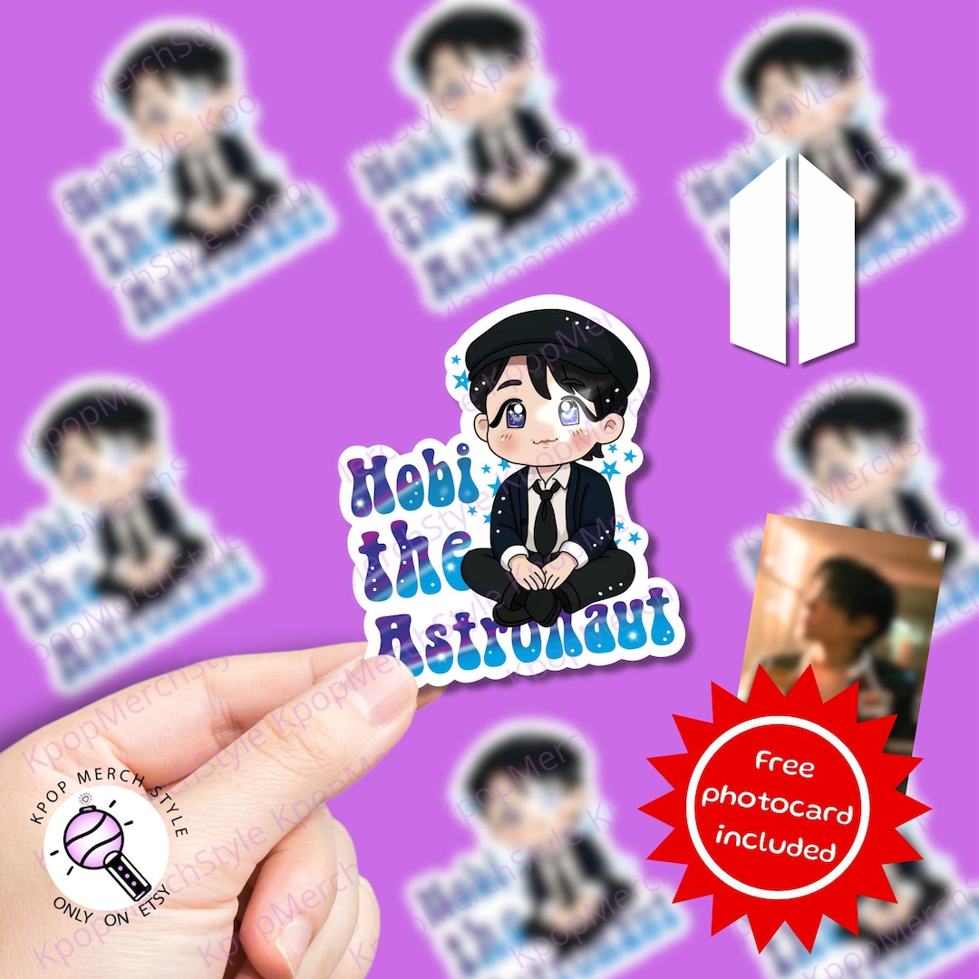 Sticker Pack for Freebies: Hobi Chibi Style - Kpop Merch Gifts for Fans ...