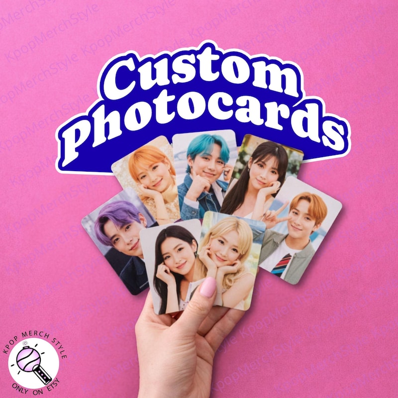 Kpop Photo Cards Sleeves - Etsy