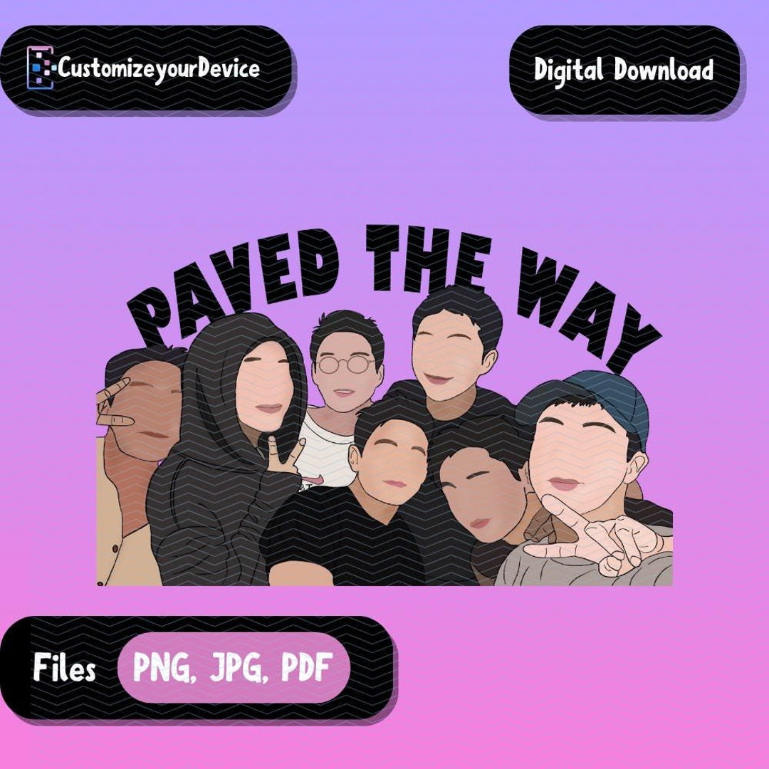 BTS Faceless Portrait, Bts Merchandise, Sublimation Digital Download ...