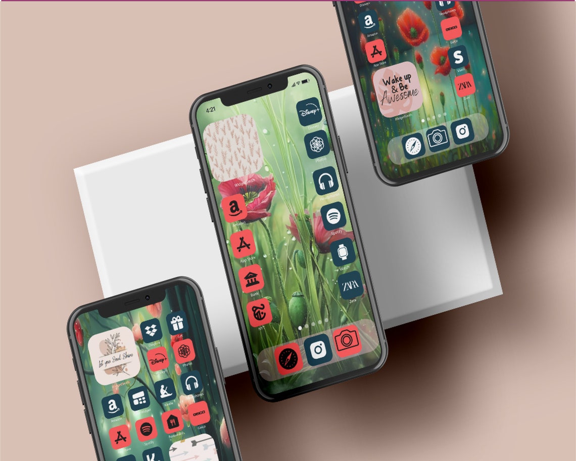 Aesthetic App Icons iPhone Ios Theme, Phone Icons, Icons Bundle, Ios ...