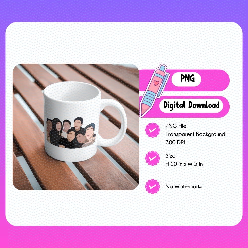 BTS Faceless Portrait, Bts Merchandise, Sublimation Digital Download ...