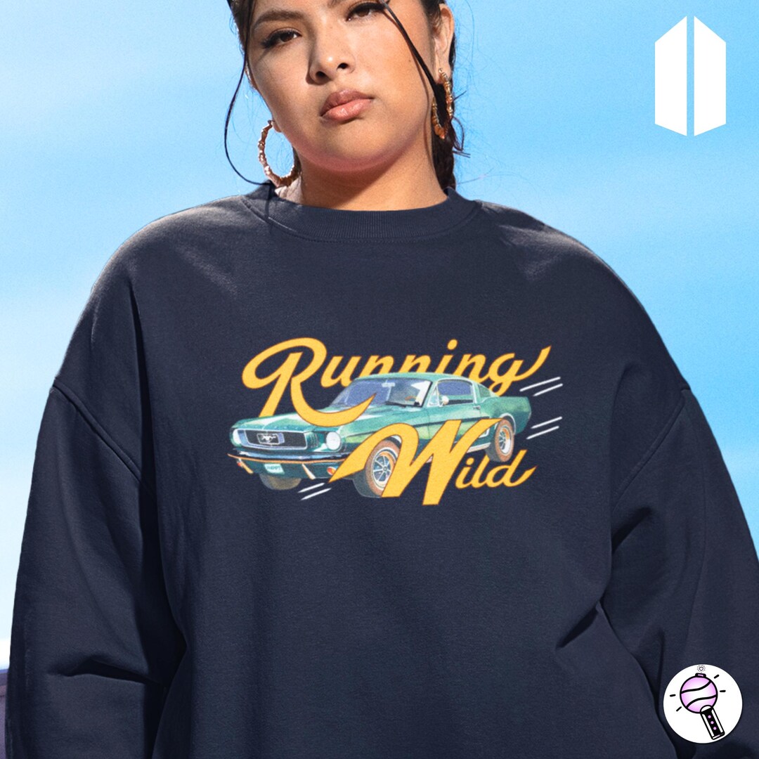 BTS Merch Jin HAPPY Running Wild Sweatshirt Gifts for Kpop Fans Kim ...