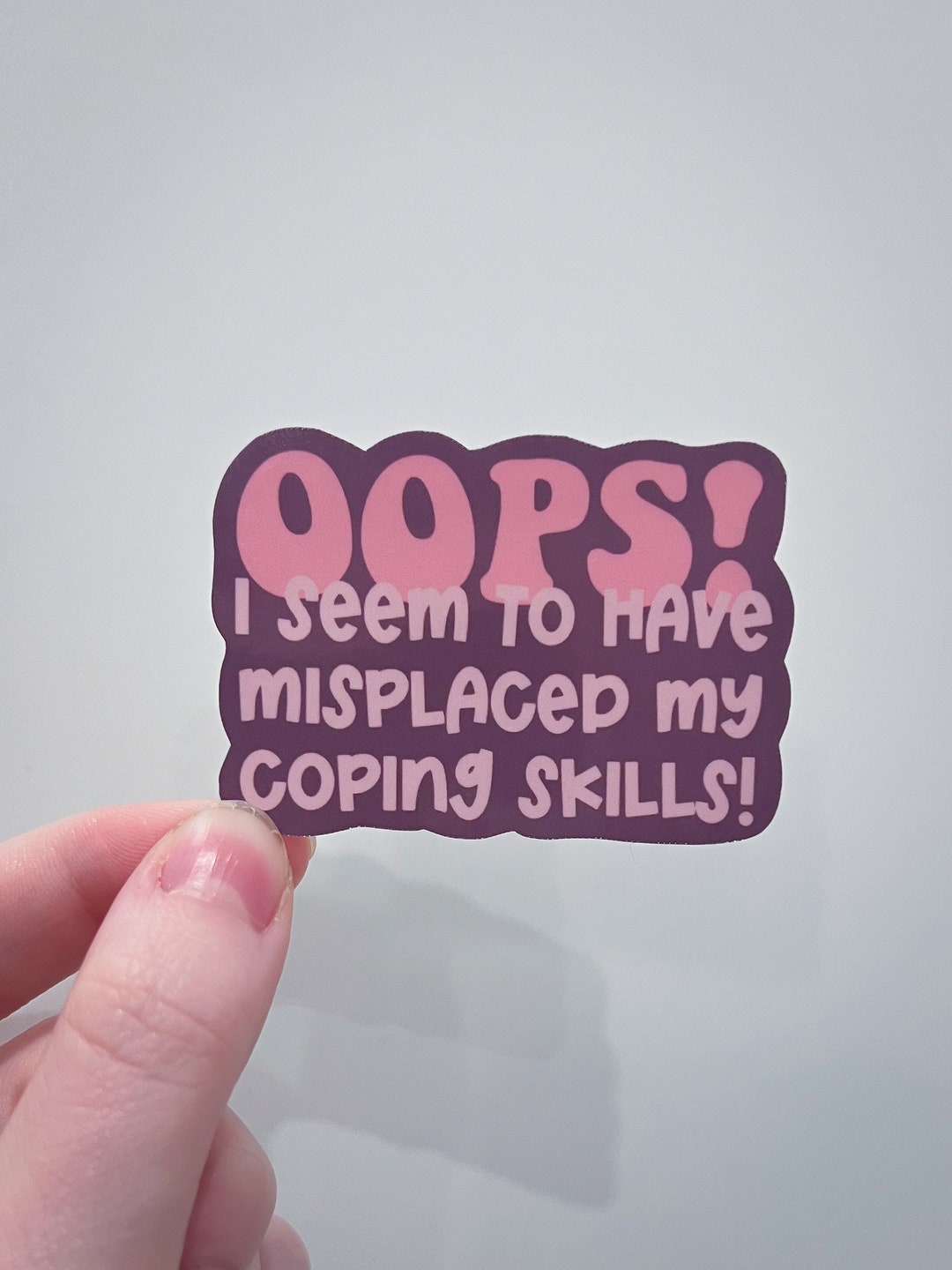 Mental Health Sticker // Coping Skills - Etsy