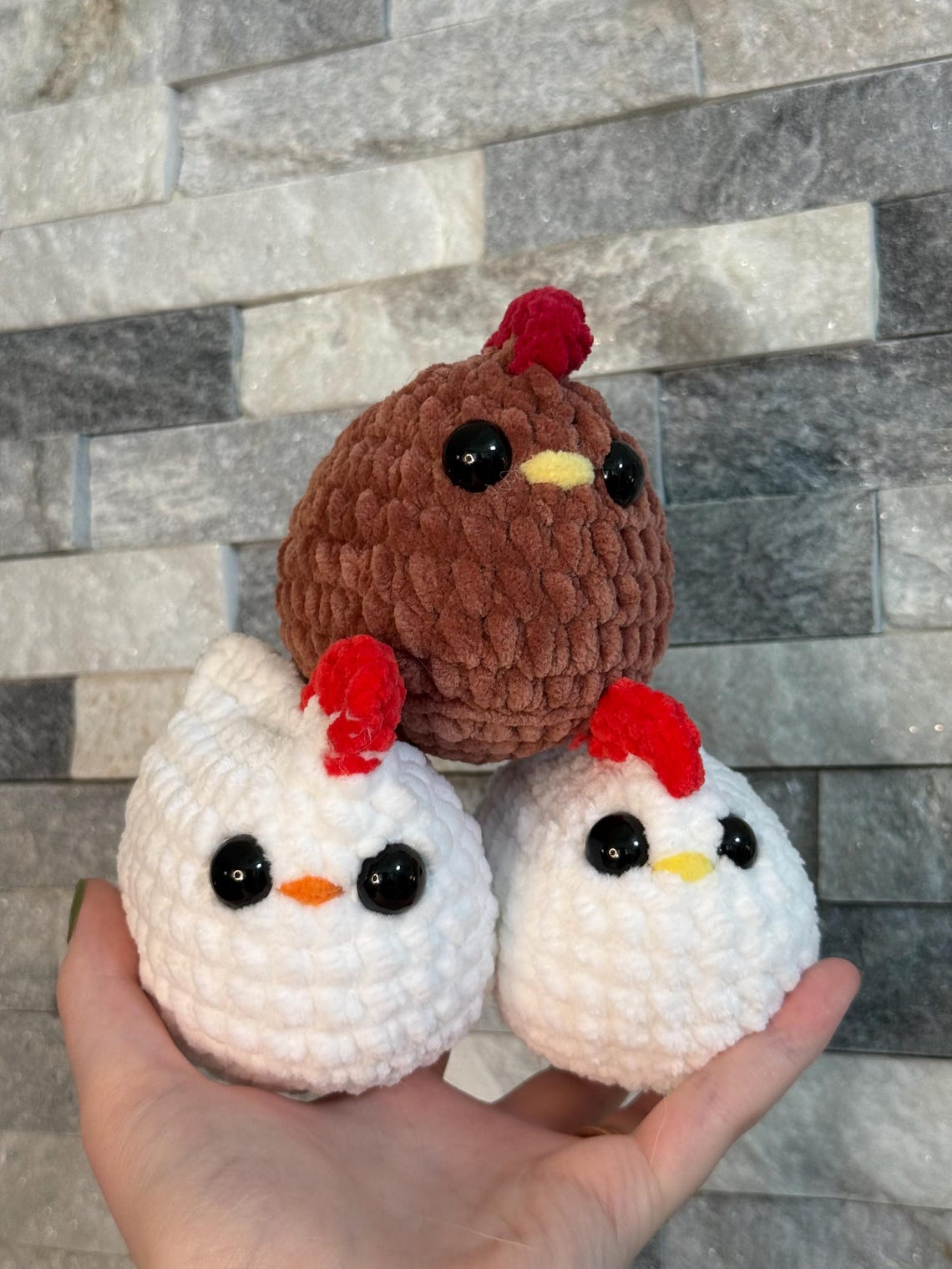 Crochet Pocket Chickens - Etsy