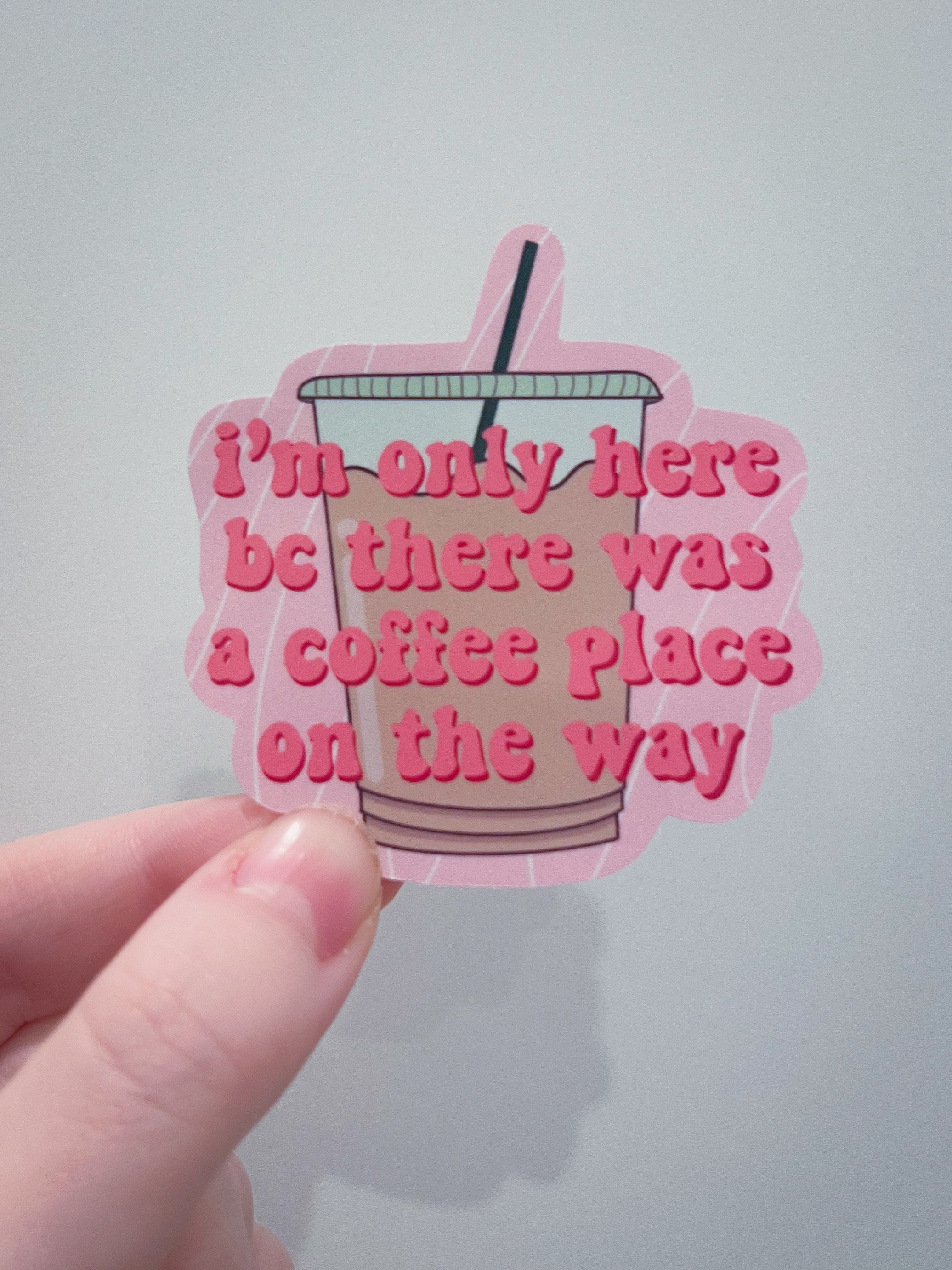 Iced Coffee Sticker - Etsy