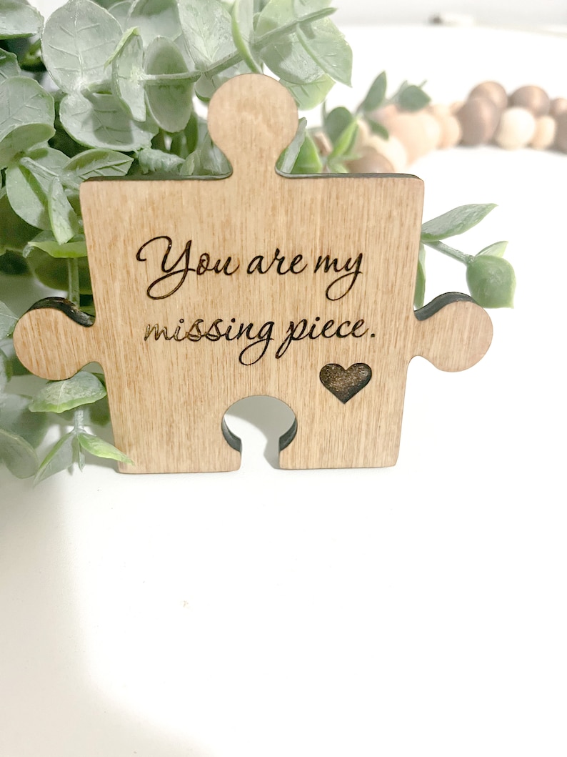 Missing Piece Puzzle SVG Cut File | Glowforge Tested | Valentines Gift ...