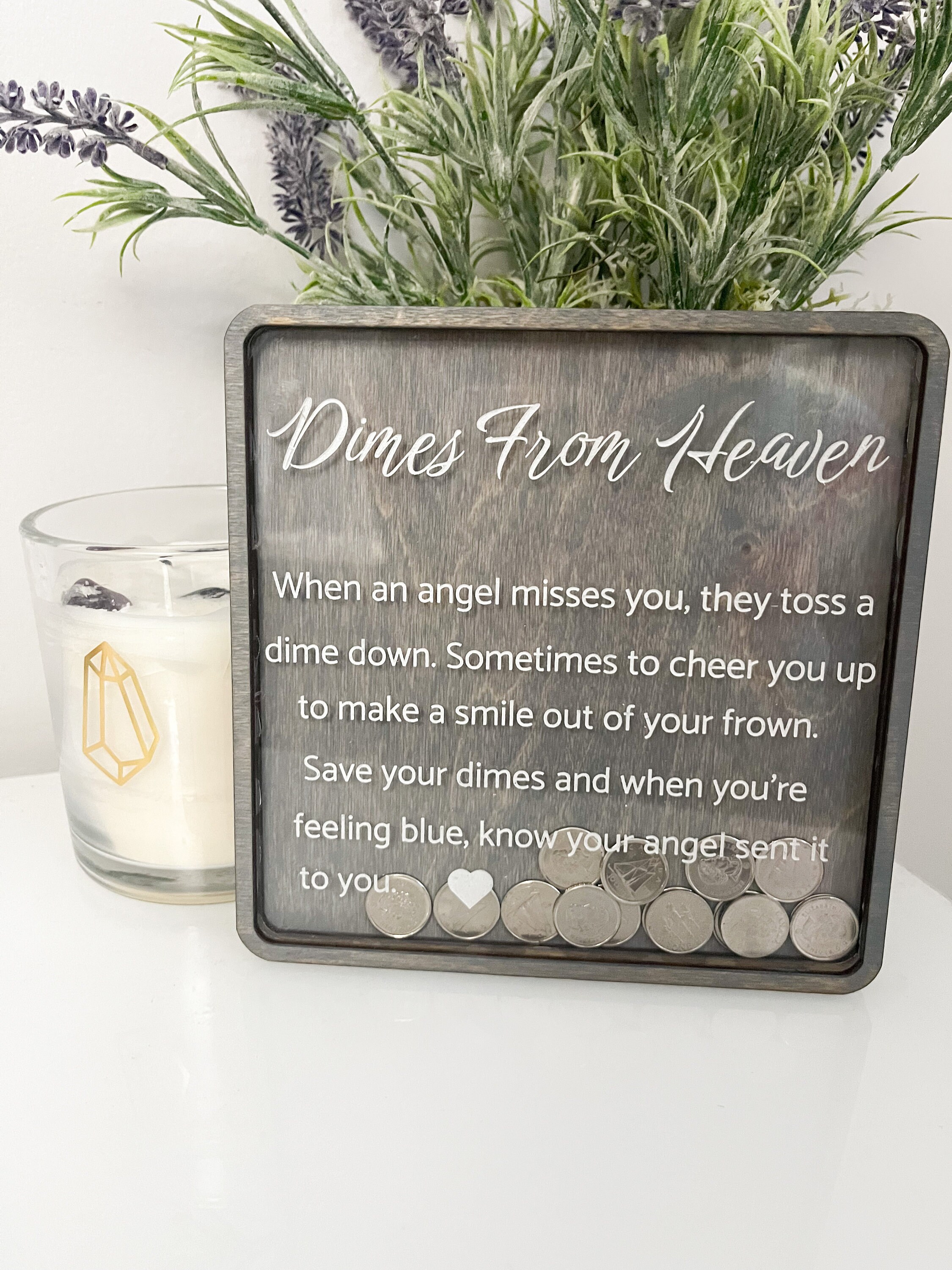 Dimes From Heaven SVG File | Glowforge Cut File | Pennies From Heaven ...