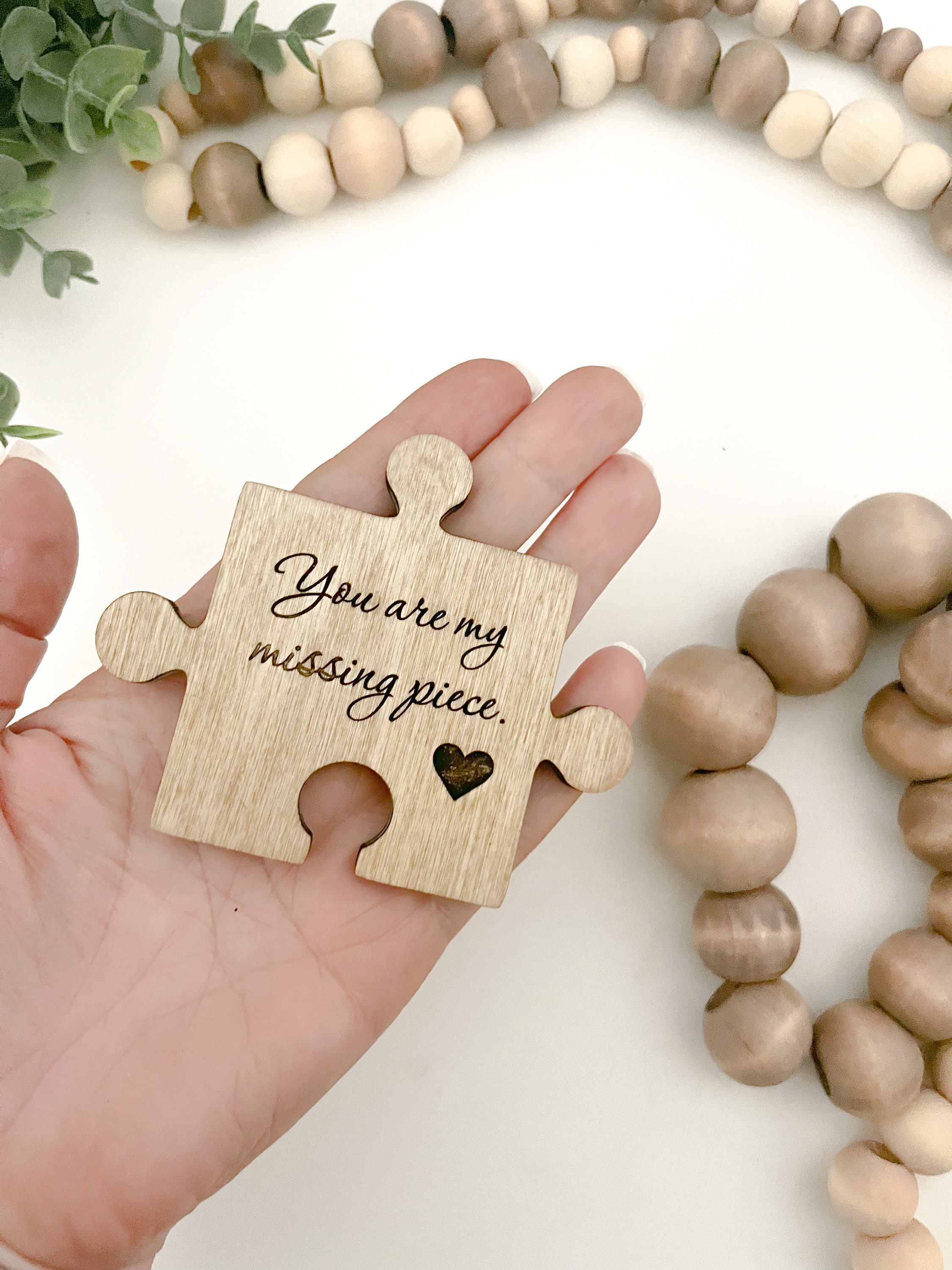 Missing Piece Puzzle SVG Cut File | Glowforge Tested | Valentines Gift ...