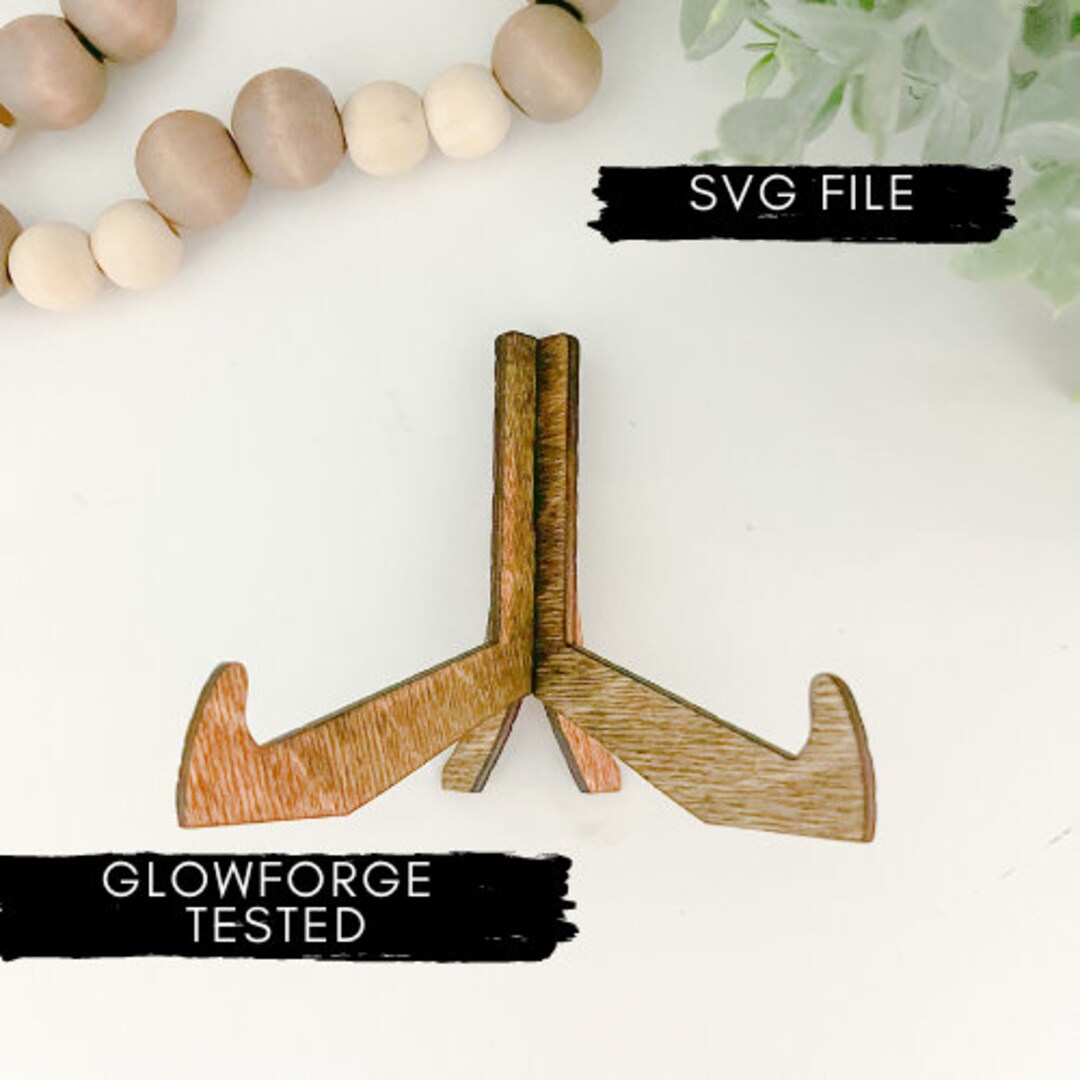 Picture Frame Stand SVG Digital File | Glowforge Tested Cut File ...
