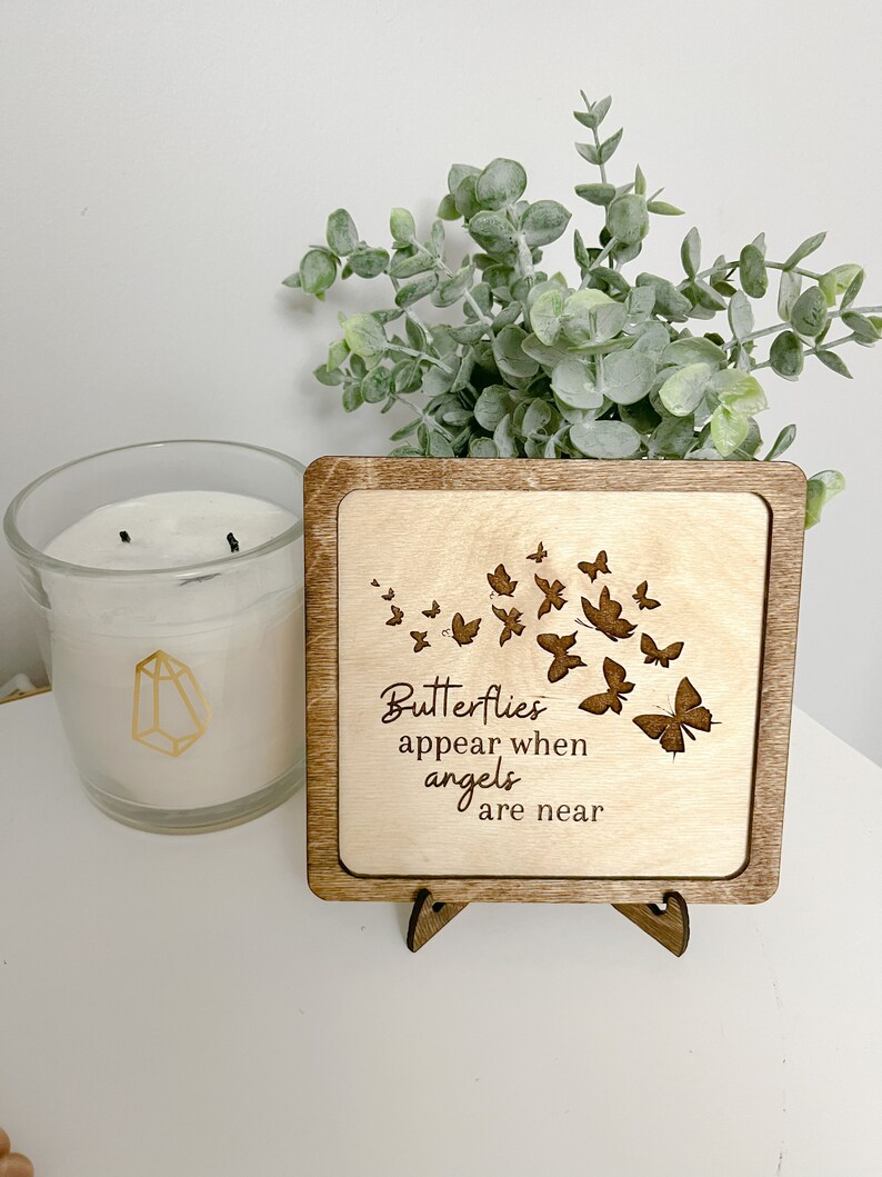 Butterfly Memorial SVG Digital File Glowforge Tested Cut - Etsy