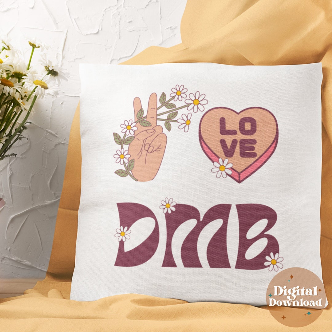 Peace Love DMB Printable Dave Matthews Instant Download Valentine Fun ...