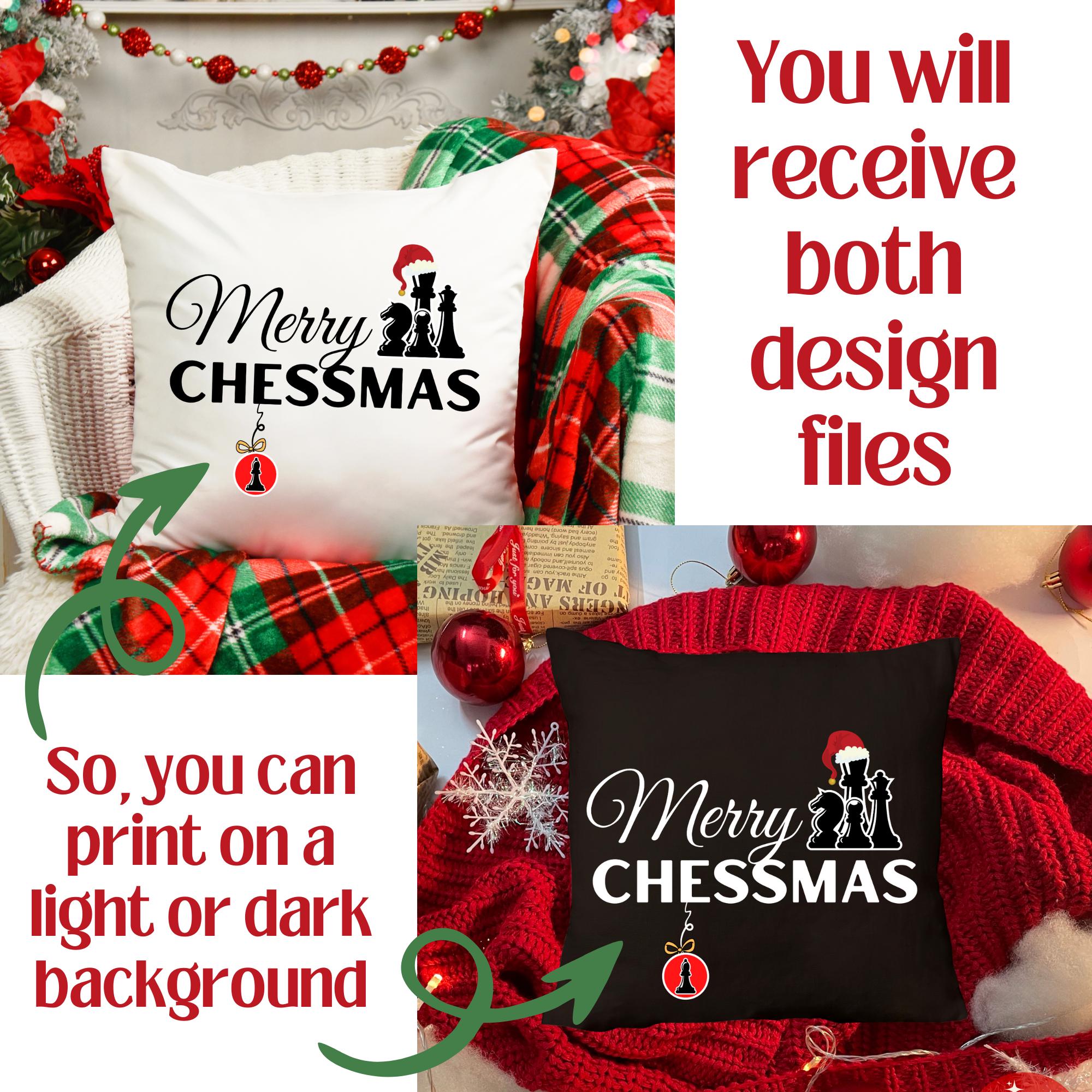 Chess Christmas Digital Download , Fun Merry Chessmass Instant Download ...