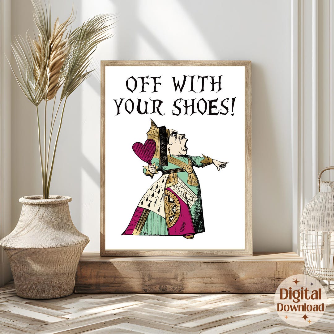Printable Please Remove Shoes Sign , Digital Download Fun Shoes off ...
