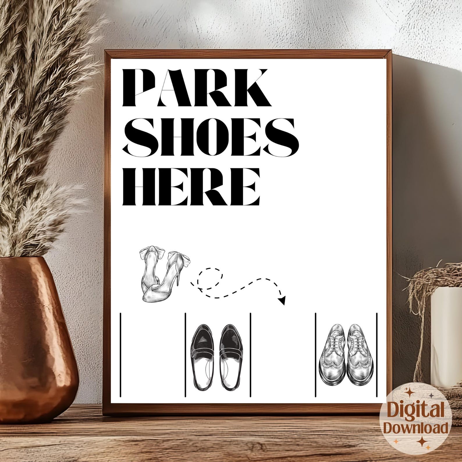 Printable Please Remove Shoes Sign , Digital Download Park Your Shoes ...