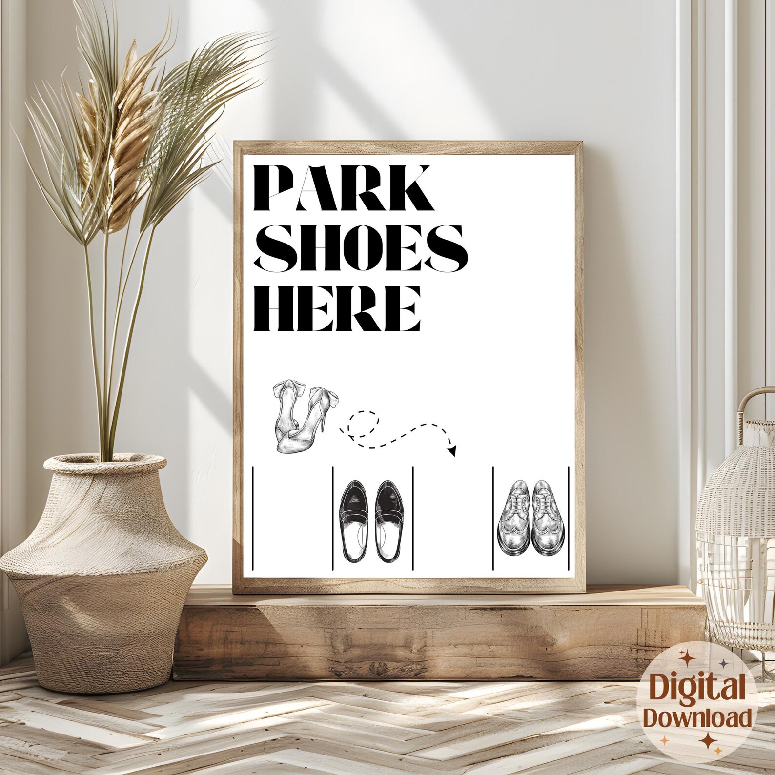 Printable Please Remove Shoes Sign , Digital Download Park Your Shoes ...