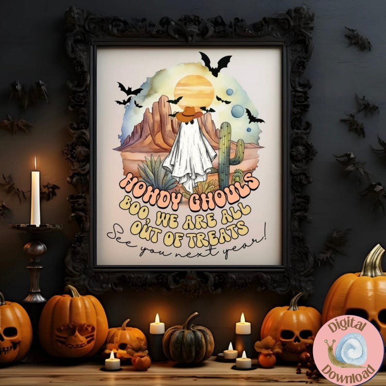 Please Take One Two Halloween Printable , Digital Download Trick or ...