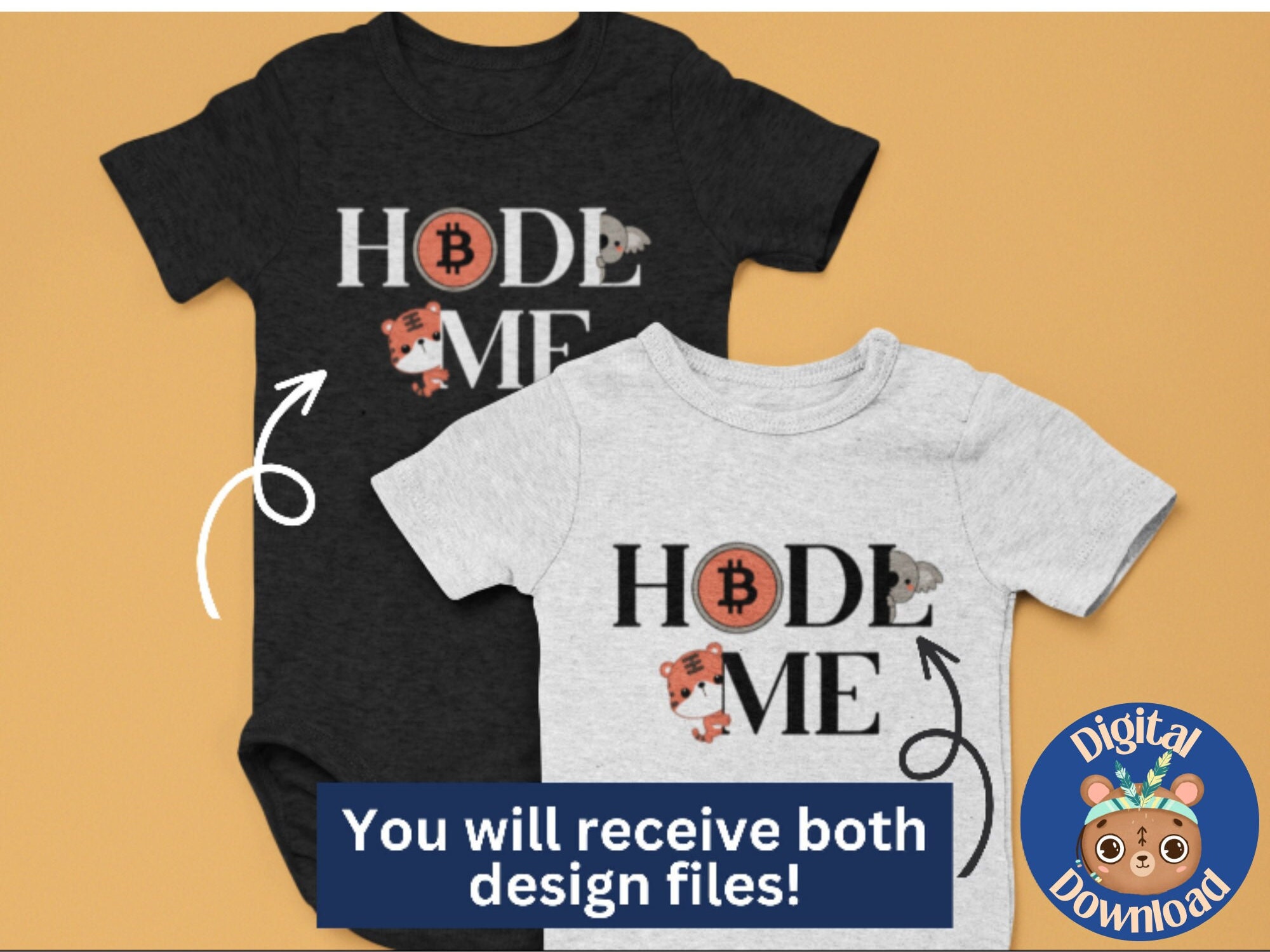 Bitcoin Baby Printable Kids Hodl Me SVG PNG , Bitcoin HODL Sublimation ...