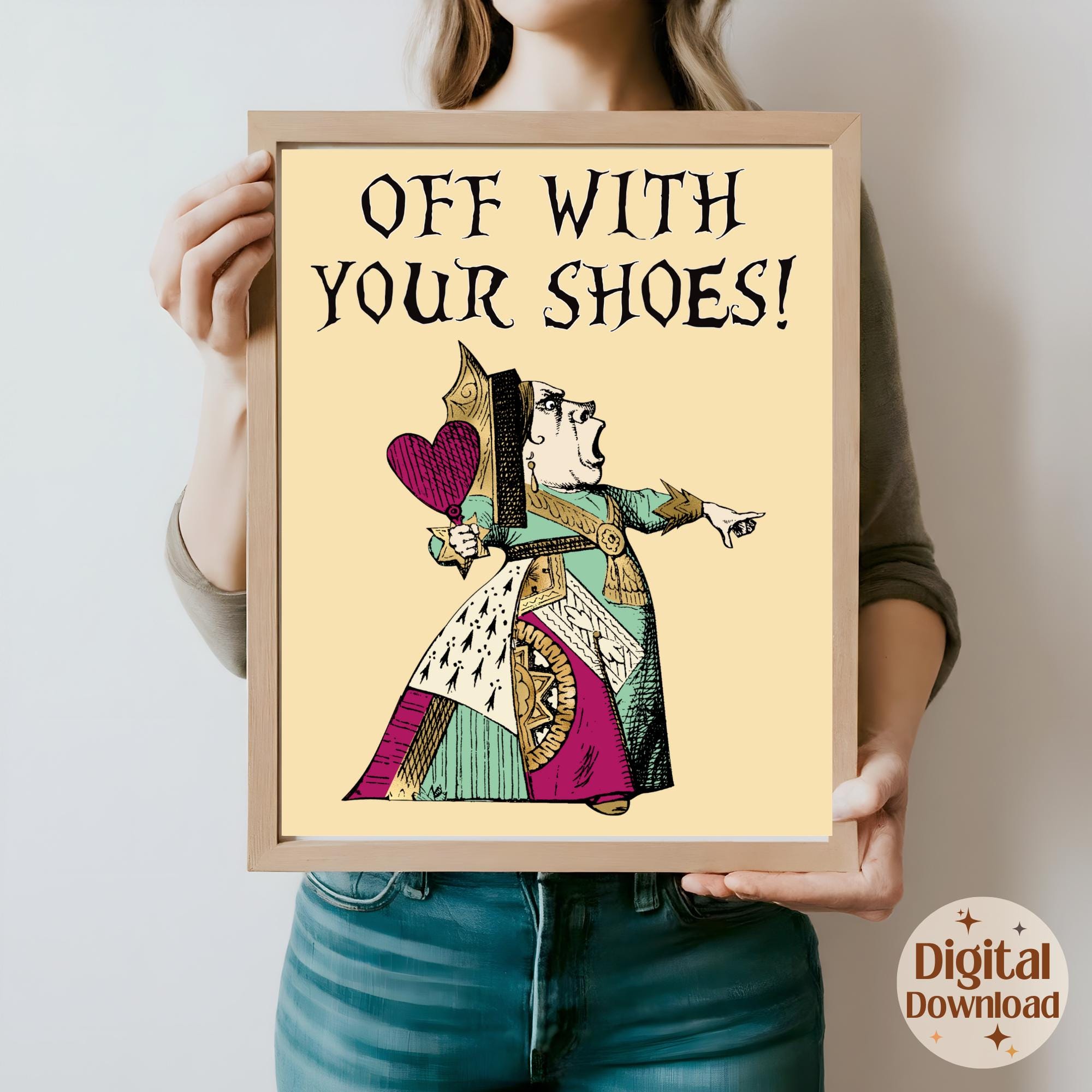 Printable Please Remove Shoes Sign , Digital Download Fun Shoes off ...