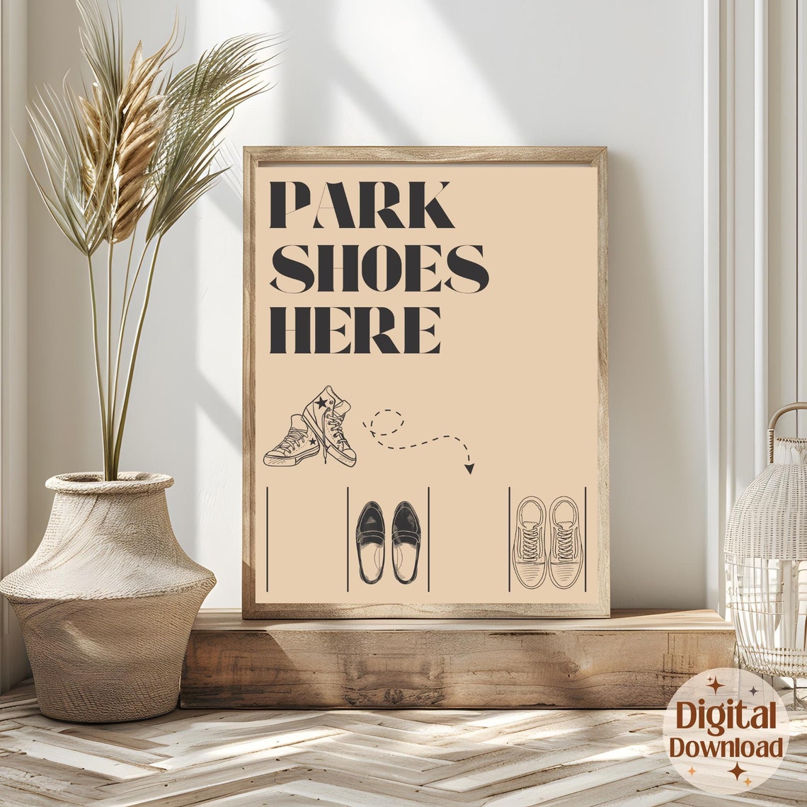 Printable Please Remove Shoes Sign , Digital Download Park Your Shoes ...