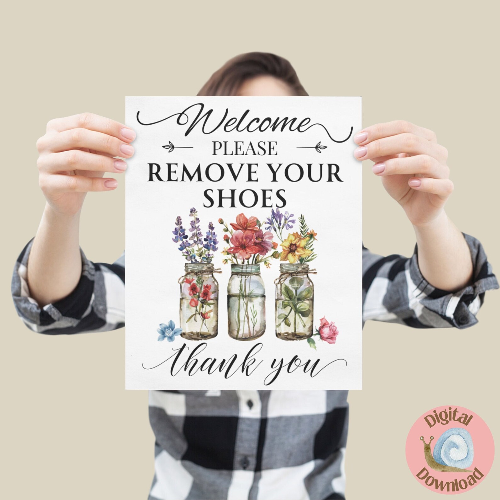 Printable Please Remove Shoes Sign , Digital Download Park Your Shoes ...