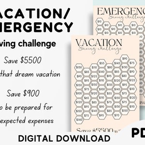 Money Saving Challenge , Savings Tracker Printable , A6 Budget Binder ...