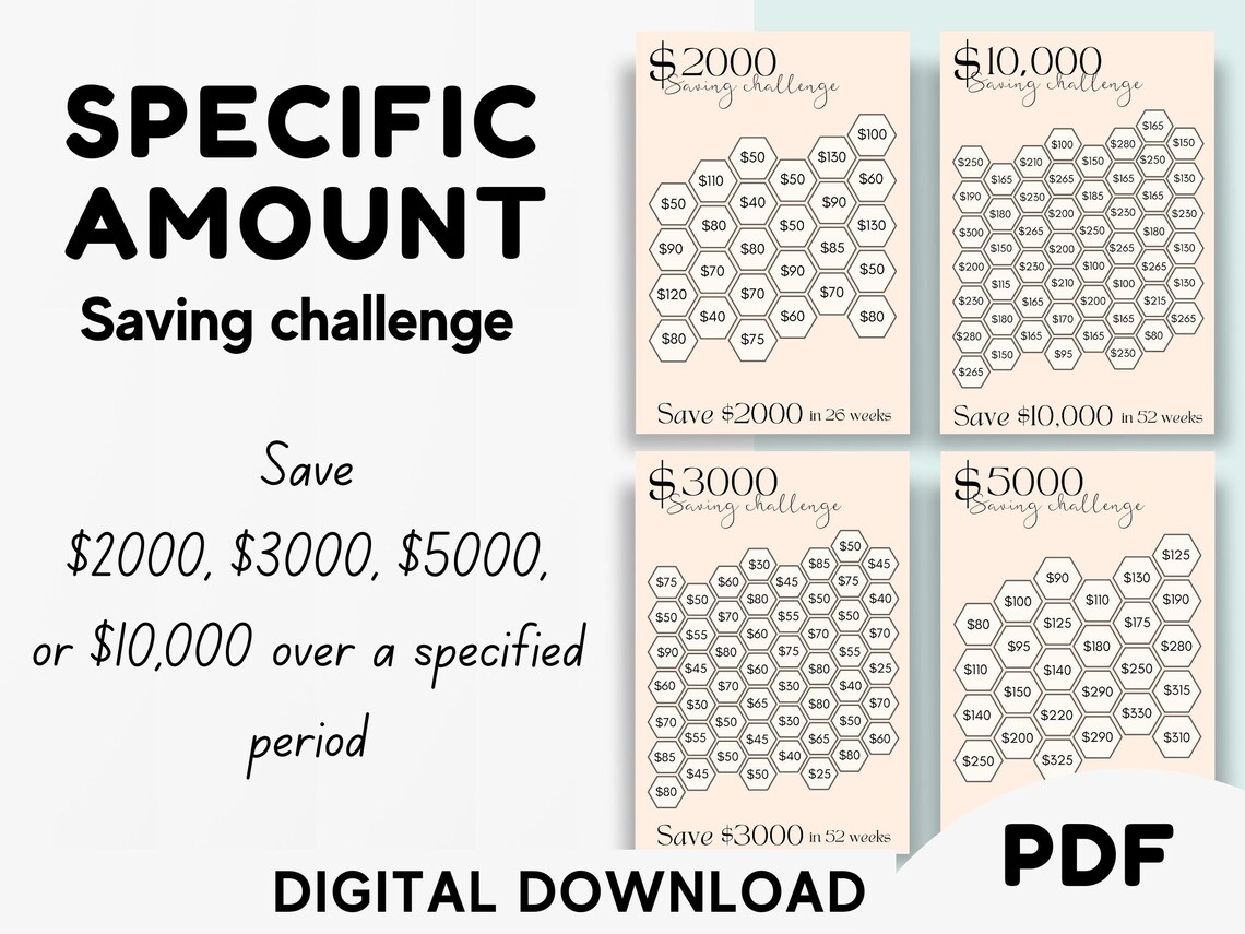 Money Saving Challenge , Savings Tracker Printable , A6 Budget Binder ...