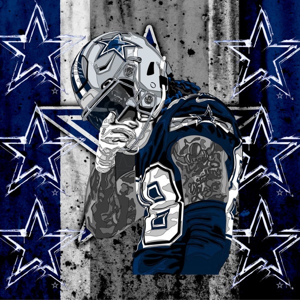 Dallas Cowboys Number 88 Tumbler Wrap - Etsy