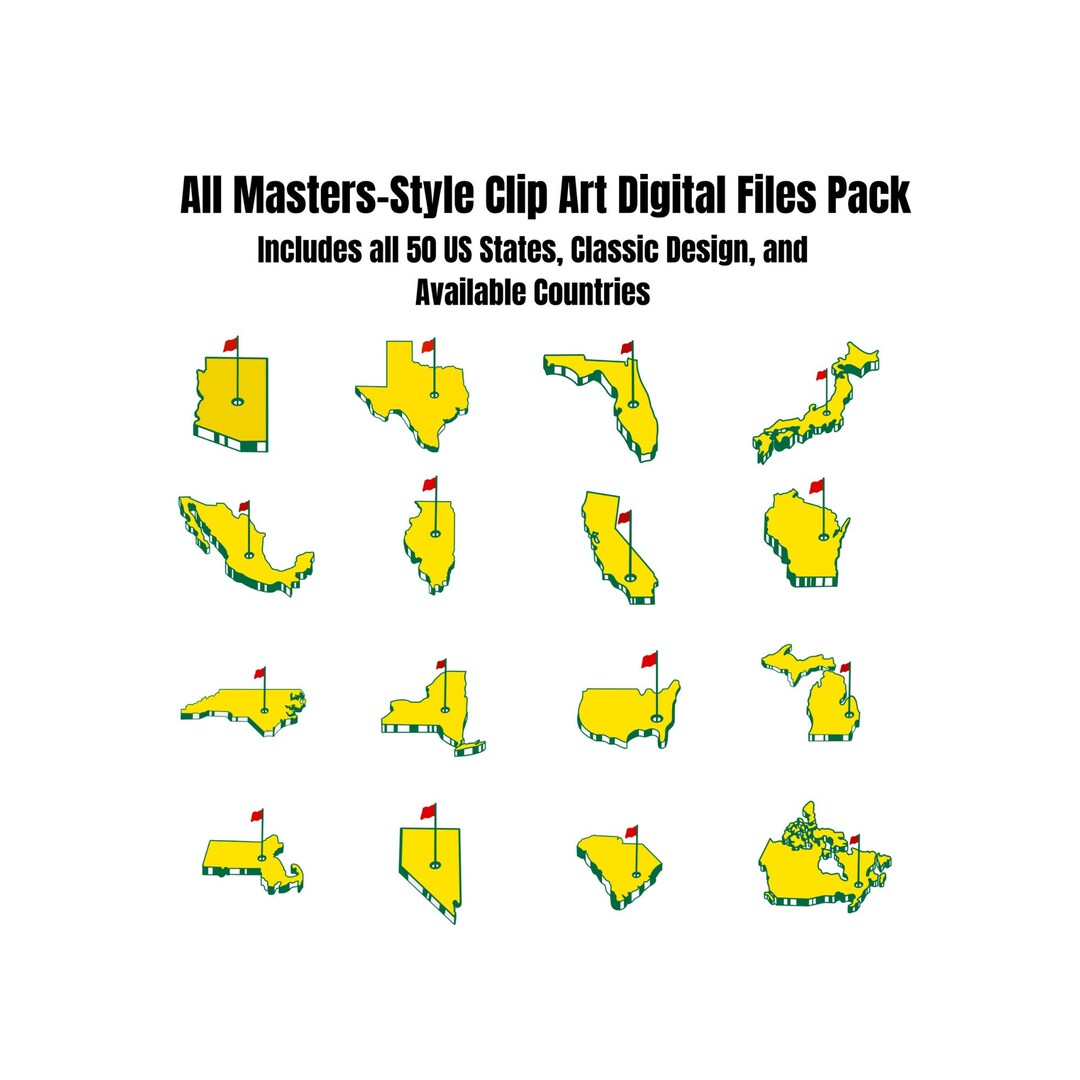 All Masters-style Clip Art Digital Files Bundle - Etsy