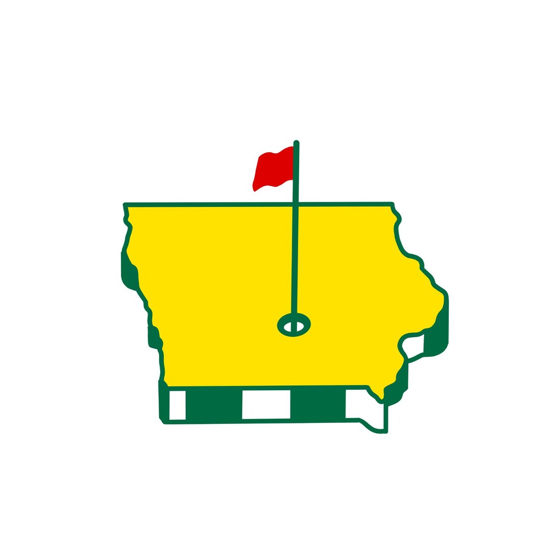 Iowa Masters Golf Logo Downloadable PNG, SVG, and JPG Files - Etsy