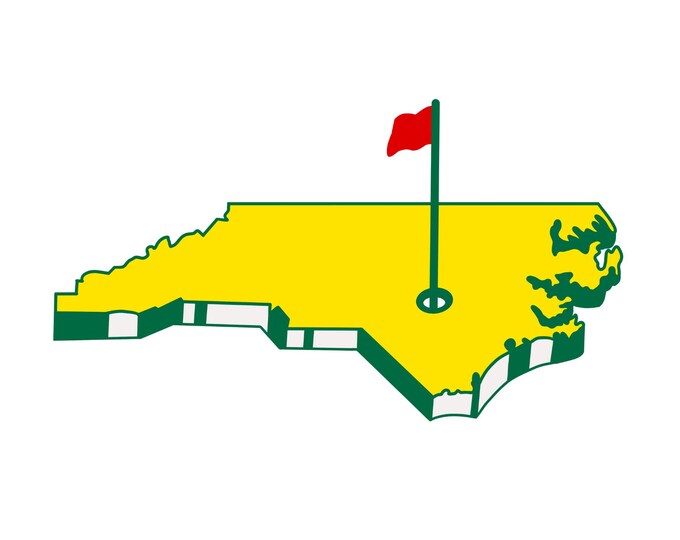 North Carolina Masters Golf Logo Downloadable PNG, SVG, and JPG Files ...