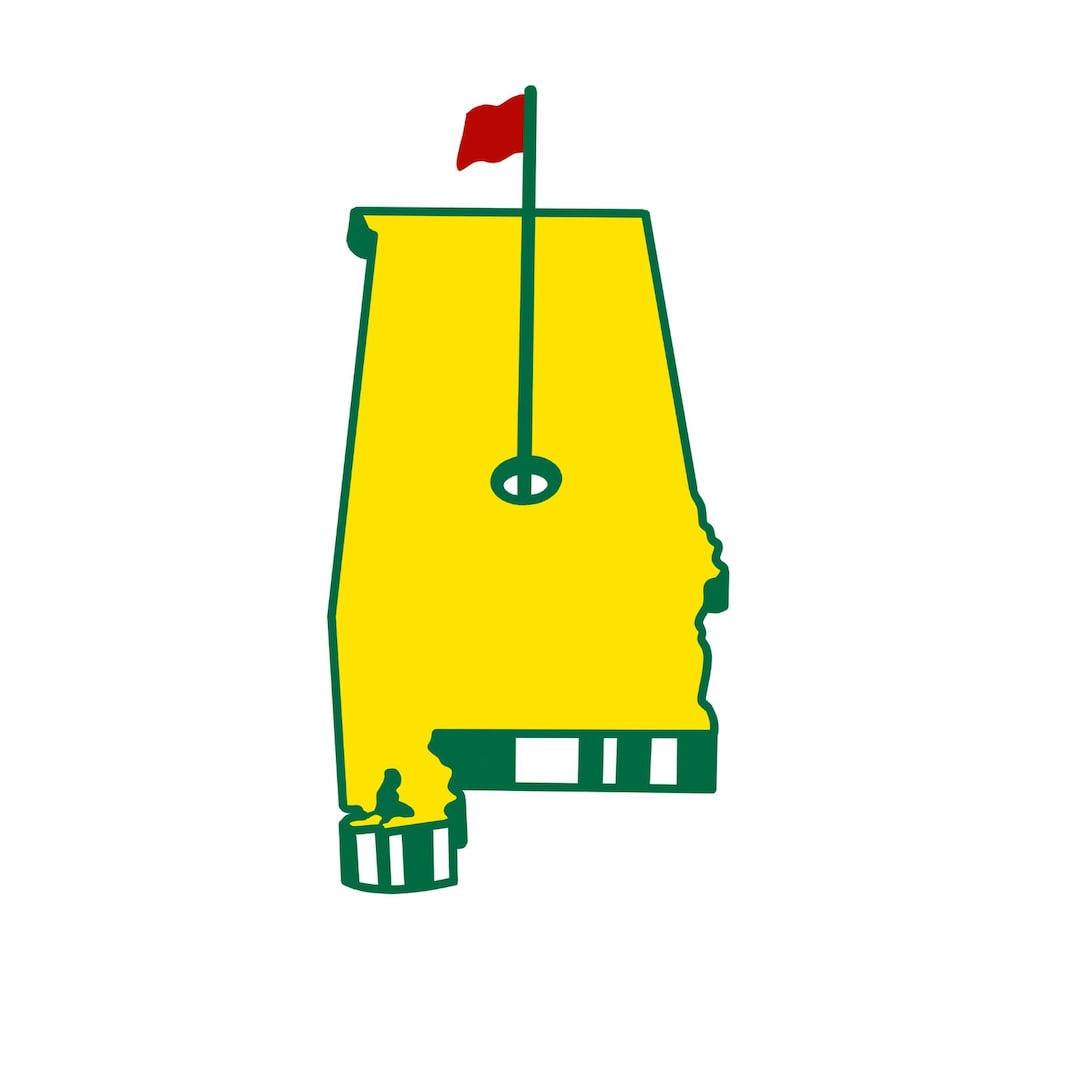 Alabama Masters Golf Logo Downloadable PNG, SVG, and JPG Files - Etsy