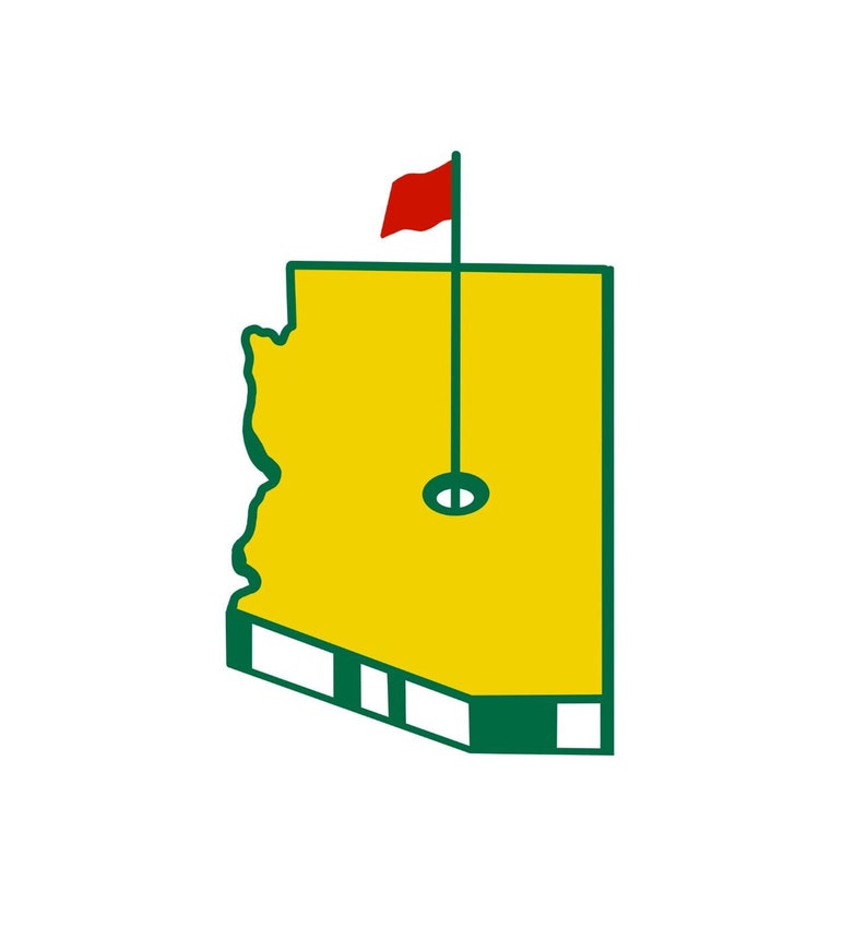 Arizona Masters Golf Logo Downloadable PNG, SVG, and JPG Files - Etsy