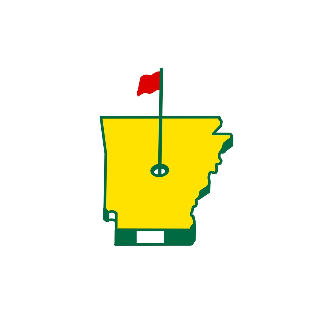 Arkansas Masters Golf Logo Downloadable PNG, SVG, and JPG Files - Etsy