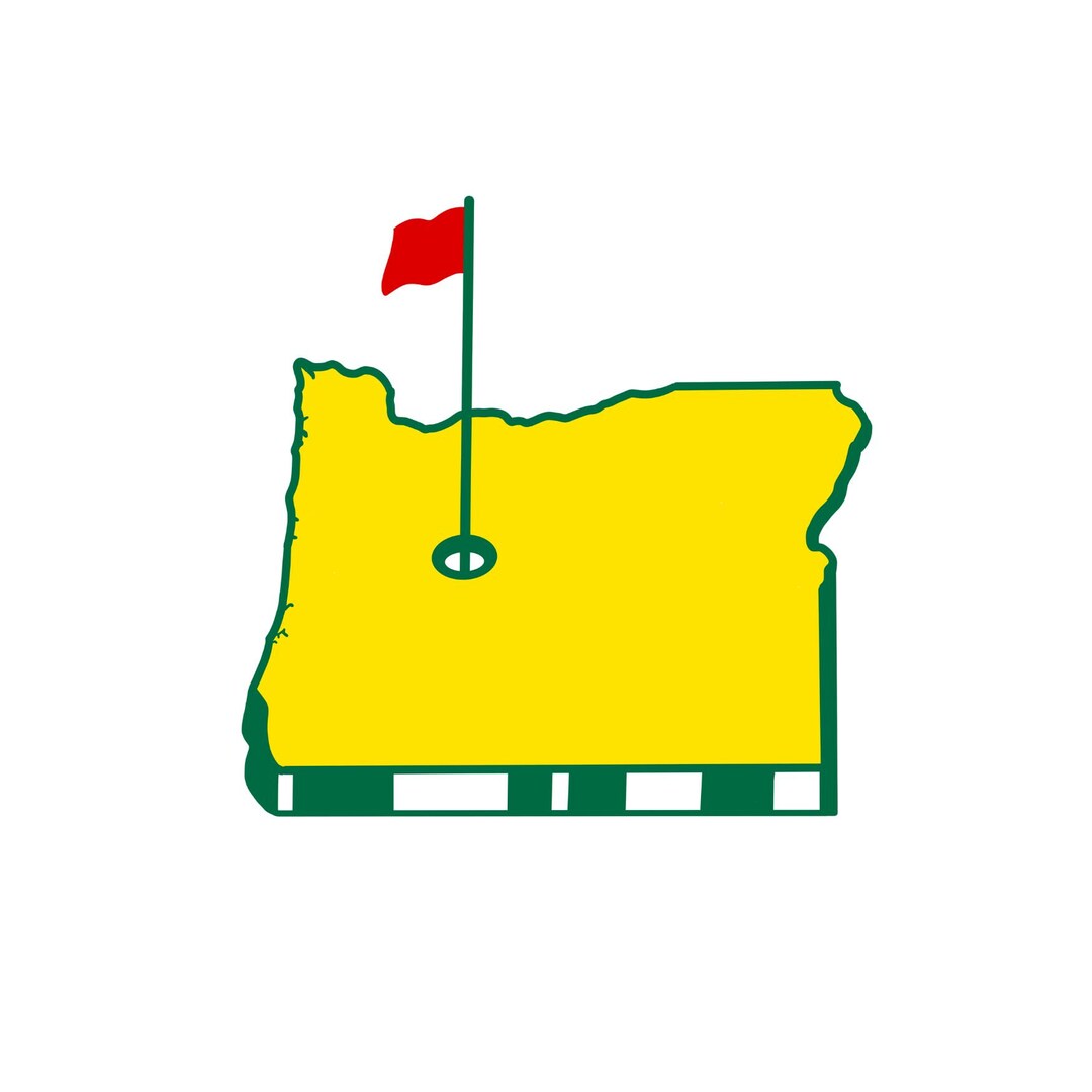Oregon Masters Golf Logo Downloadable PNG, SVG, and JPG Files - Etsy
