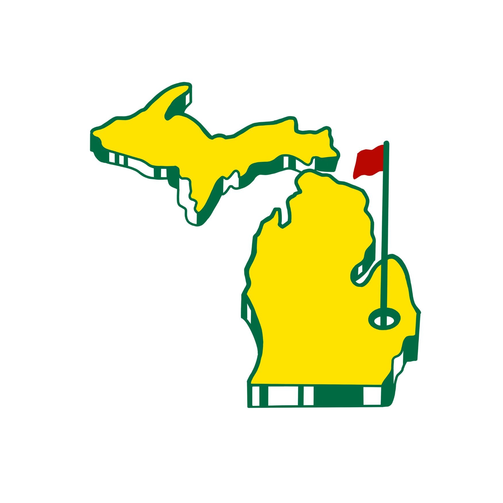 Michigan Masters Golf Logo Downloadable PNG, SVG, and JPG Files - Etsy