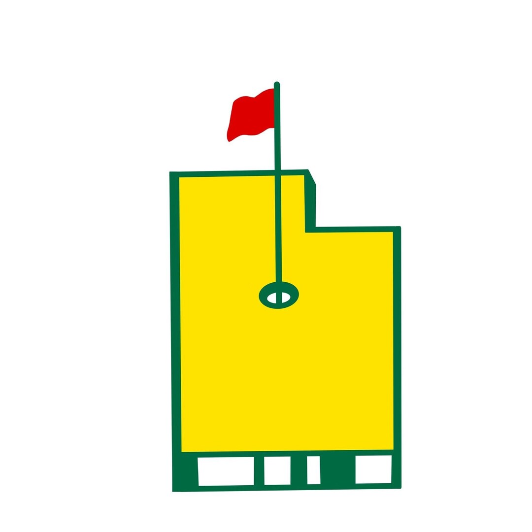 Utah Masters Golf Logo Downloadable PNG, SVG, and JPG Files - Etsy