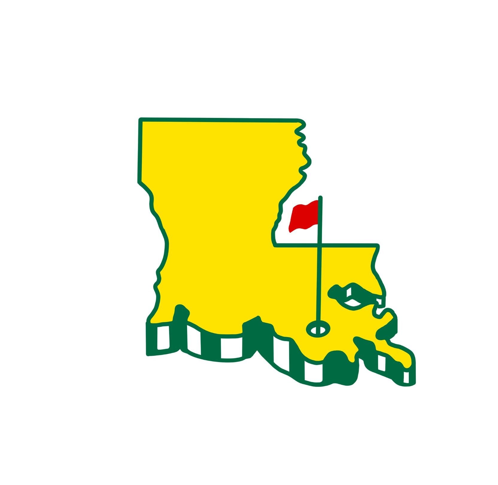 Louisiana Masters Golf Logo Downloadable PNG, SVG, and JPG Files - Etsy
