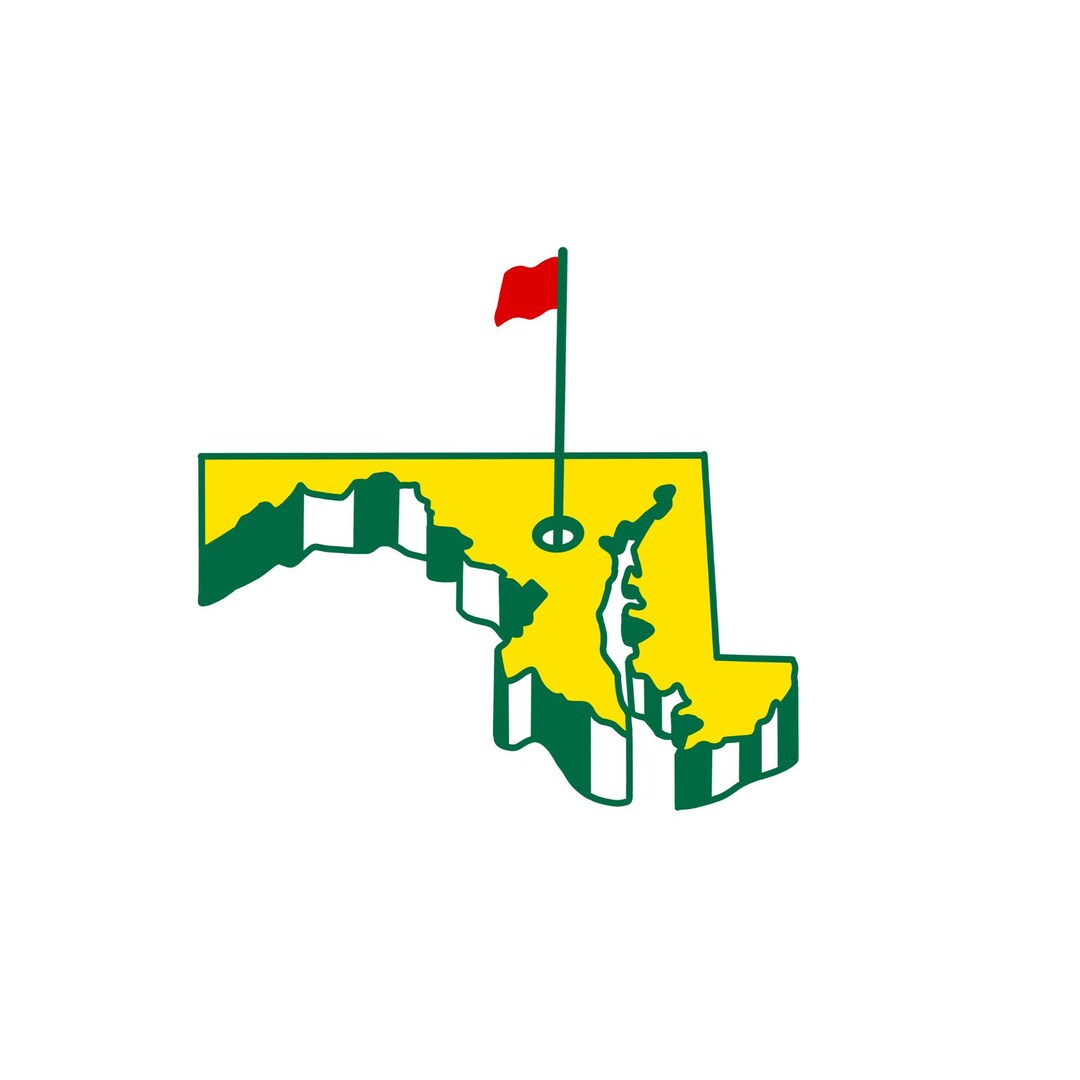 Maryland Masters Golf Logo Downloadable PNG, SVG, and JPG Files - Etsy