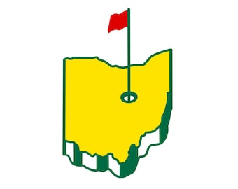 Michigan Masters Golf Logo Downloadable PNG, SVG, and JPG Files - Etsy