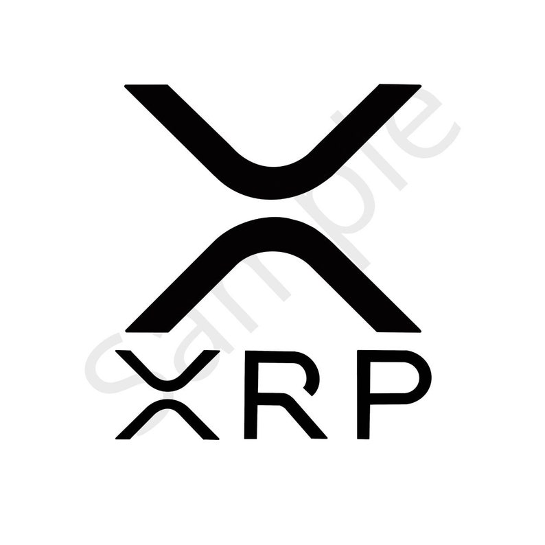 XRP Clip Art | No Background | Digital Download | Cryptocurrency Icons ...