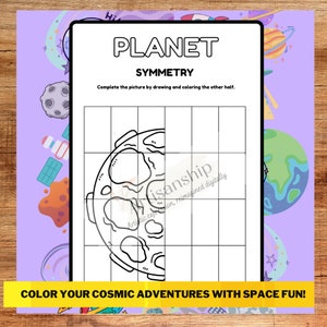 Space Activity Book for Kids - Printable PDF With Coloring Pages, Mazes ...