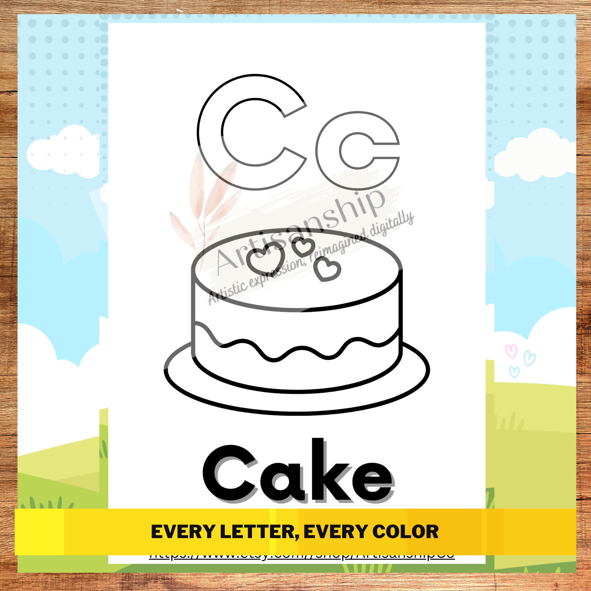 Colorful Abcs: Alphabet Coloring Book Coloring Book for Kids- Alphabet ...