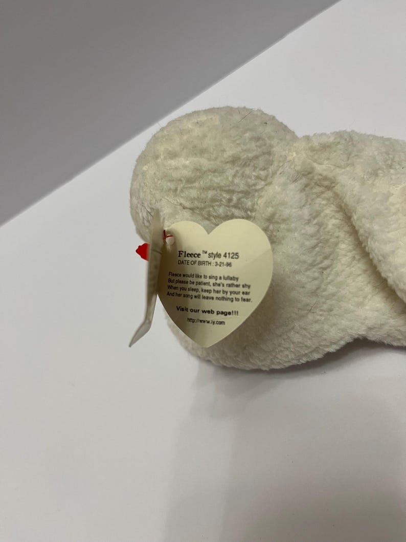 Rare - Vintage FLEECE -1996 First Edition Ty Beanie Baby - Etsy